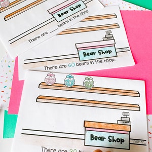 Counting on in 10s Counting Bears Emergent Reader - Etsy