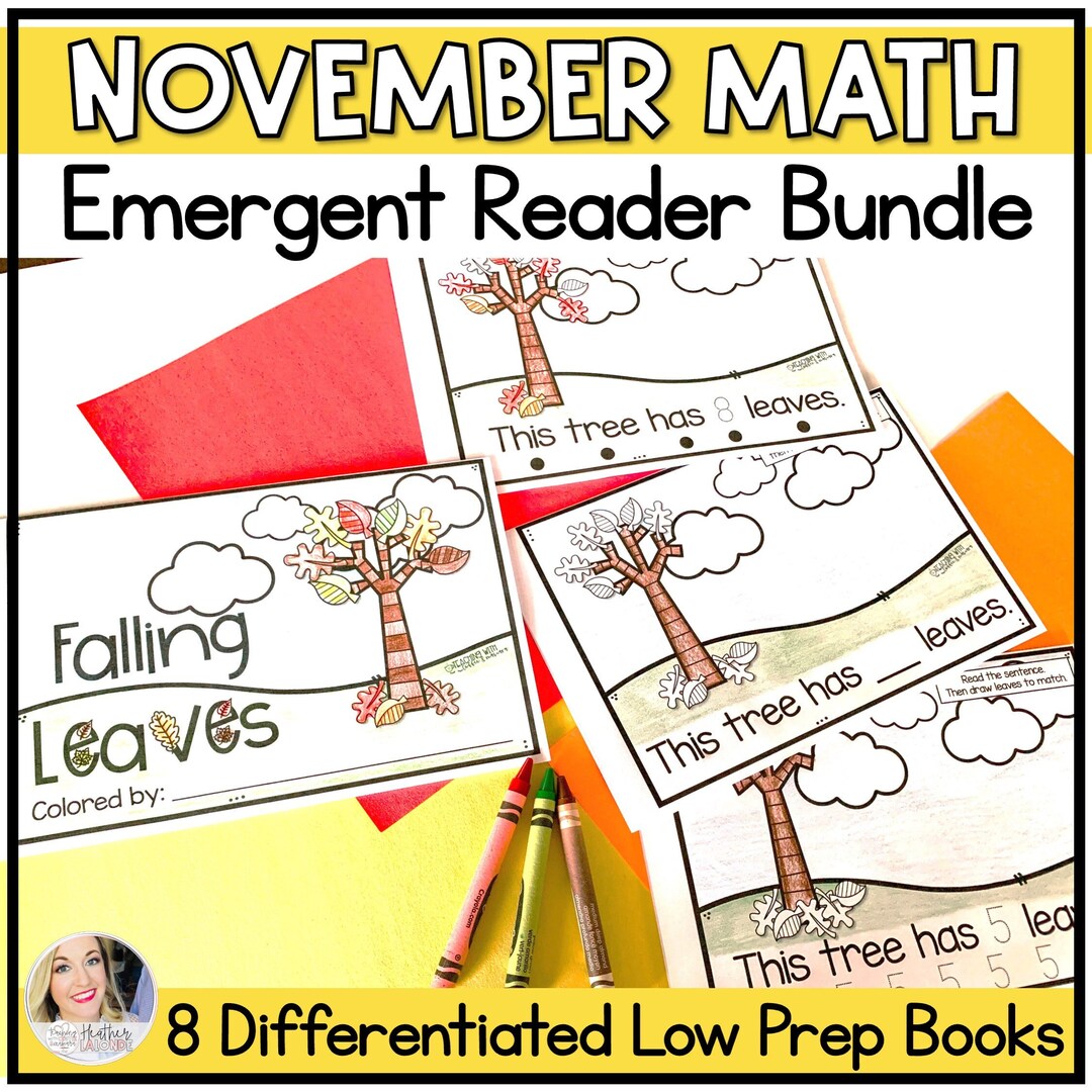Thanksgiving Math Activities for Kindergarten & Pre-k | November Math ...