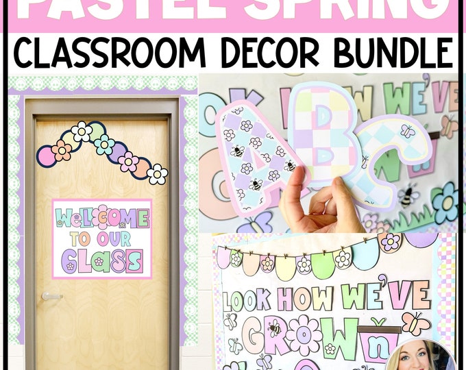 Spring Day Bulletin Board, Printable March April Classroom Decor, Cute ...