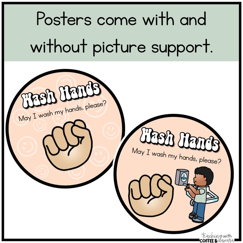 Hand Signal Posters Boho Classroom Decor Classroom - Etsy