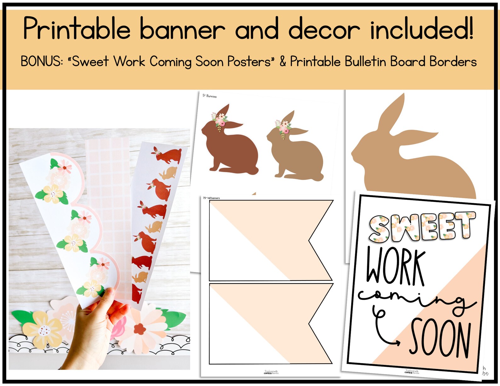 Easter Bulletin Board Kit and Craftivity - Etsy