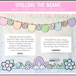 Spring Bulletin Board Ideas | Retro Spring Bulletin Board | Pastel ...