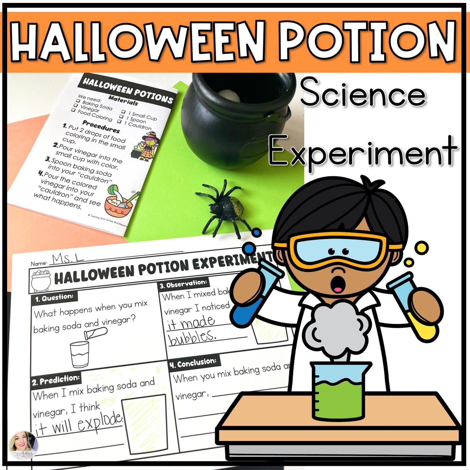 Halloween Witches Brew Science Experiment – Printable Activity (PDF) - Etsy