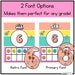 Number Posters | Bright Retro Classroom Decor | Classroom Printable ...