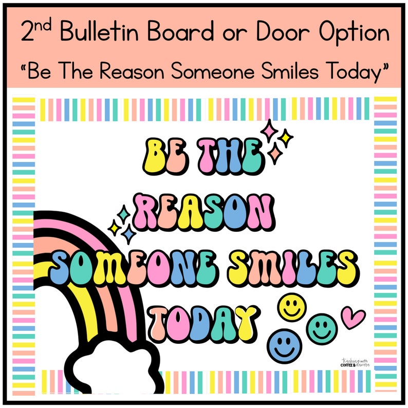 KINDNESS DECOR- Choose Kindness -retro Classroom- Bulletin Board Kit - Etsy