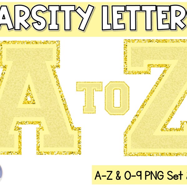 Yellow Letters - Etsy