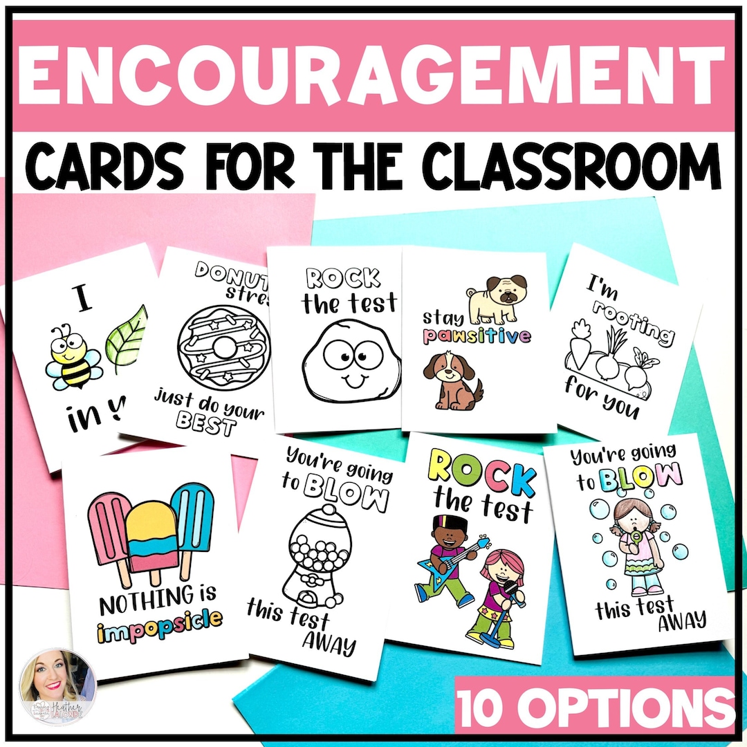 Testing Motivational Cards - Test Encouragement Notes - Encouragement ...