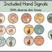 Hand Signal Posters Boho Classroom Decor Classroom Printable Posters ...