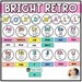 Rainbow Word Wall | Bright Rainbow Portable Word Wall | Alphabet Cards ...