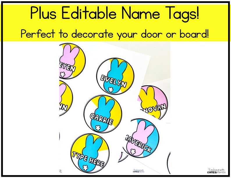 Spring Peeps Bulletin Board and Craftivity - Etsy