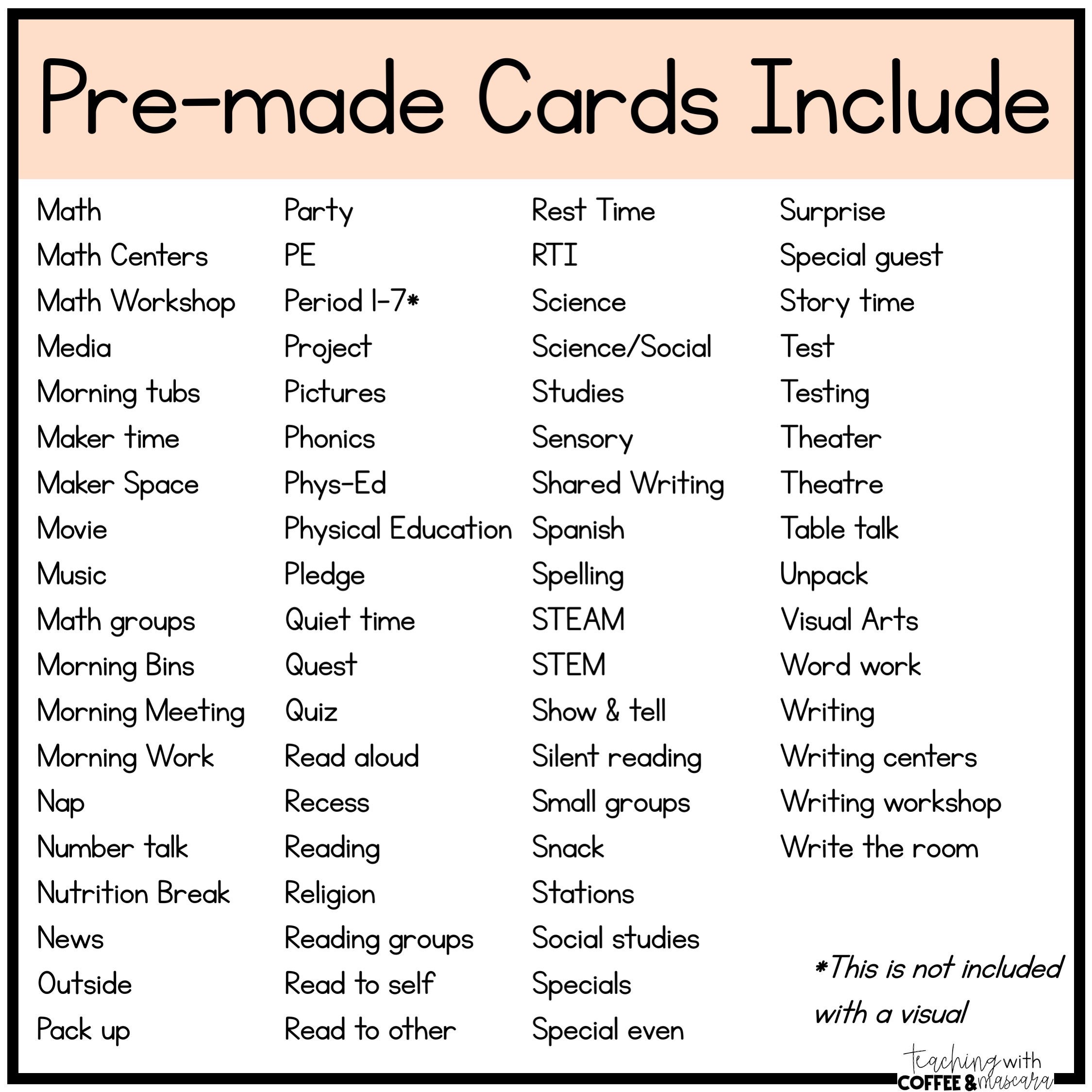 Classroom Daily Visual Schedule Cards Editable Boho Rainbow - Etsy