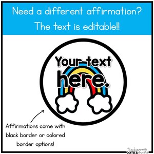 Affirmation Station | Rainbow Positive Affirmations Mirror | Retro ...