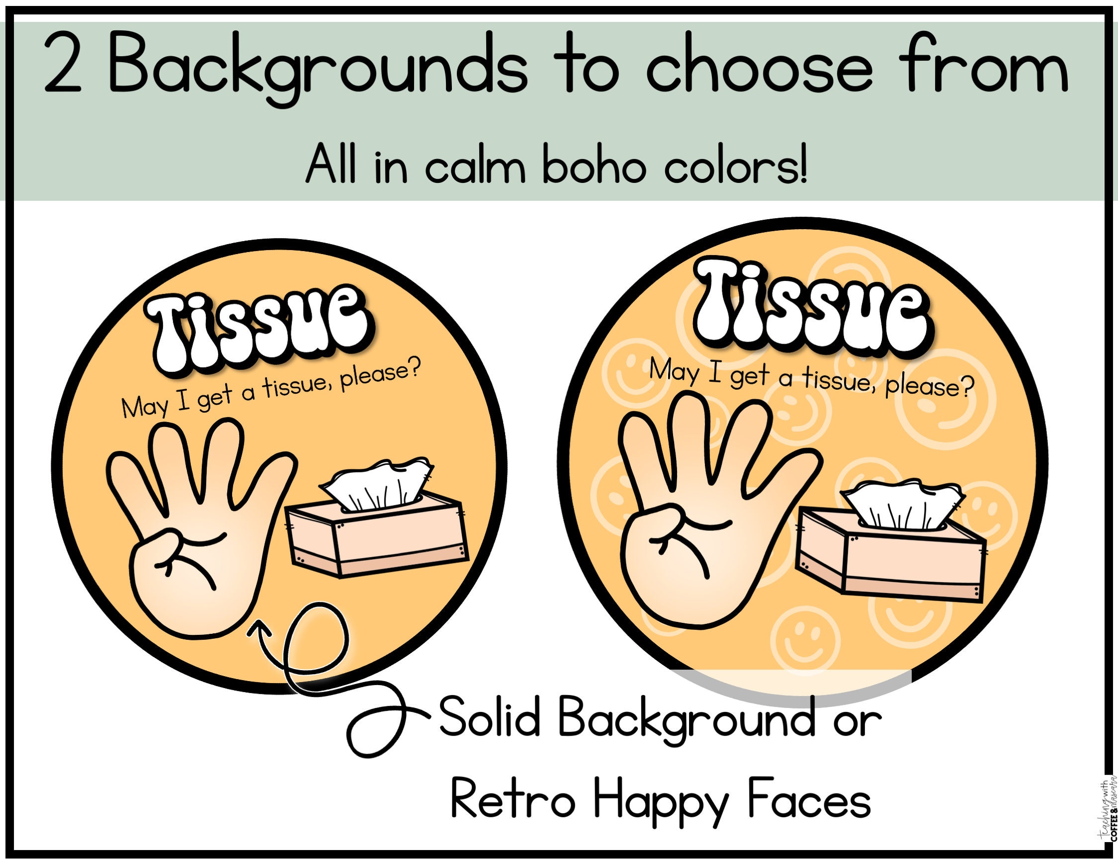 Hand Signal Posters Boho Classroom Decor Classroom - Etsy