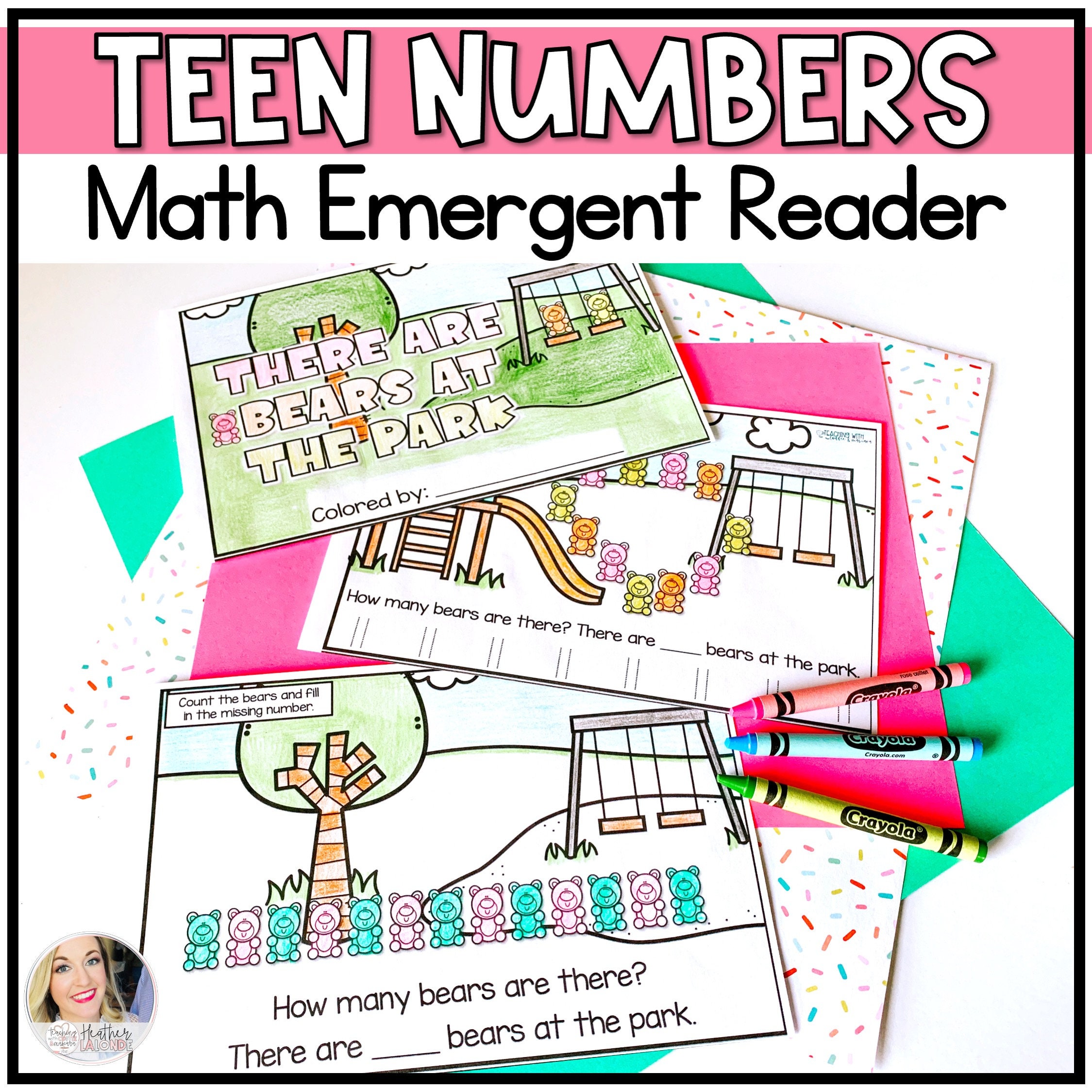 Teen Number Writing Practice Kindergarten and First Grade Beginning ...