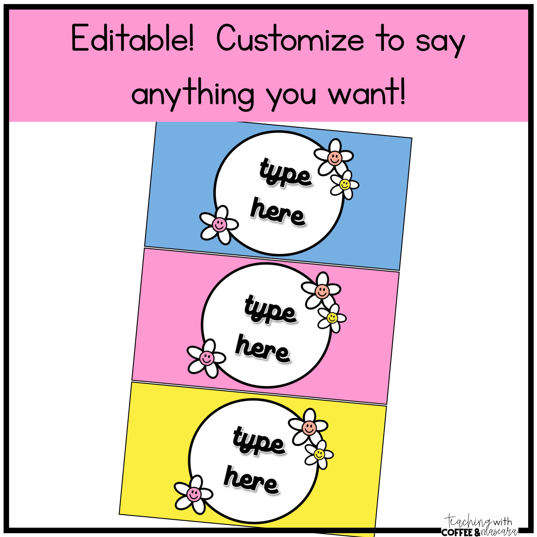 Retro Teacher Toolbox Labels | Editable Teacher Toolbox | Retro Theme ...