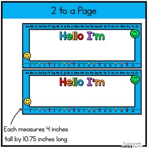 Desk Name Tags Bright Retro | Editable Name Plates | Rainbow Classroom ...