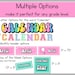 Retro Classroom Calendar Bulletin Board Set | Pocket Chart Calendar ...