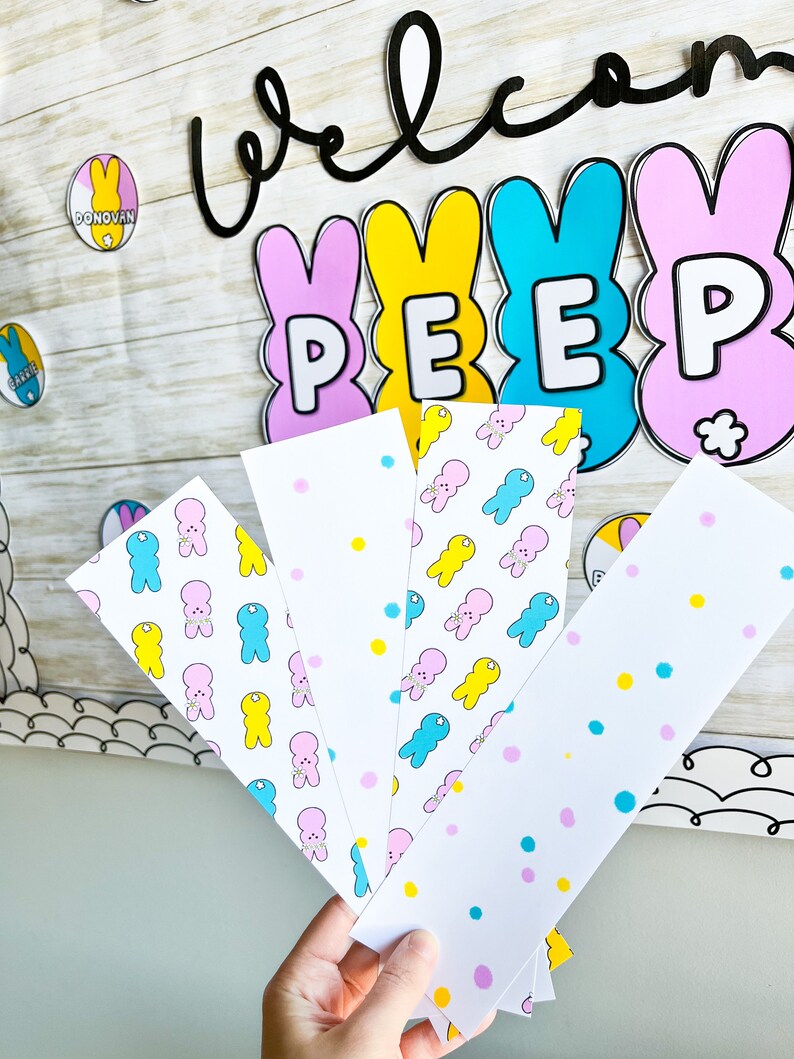 Spring Peeps Bulletin Board and Craftivity - Etsy