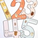 Number Posters | Retro Classroom Decor | Classroom Printable Posters ...