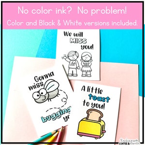 We Will Miss You Cards - Goodbye Card - Miss You Card - Well Wishes and ...