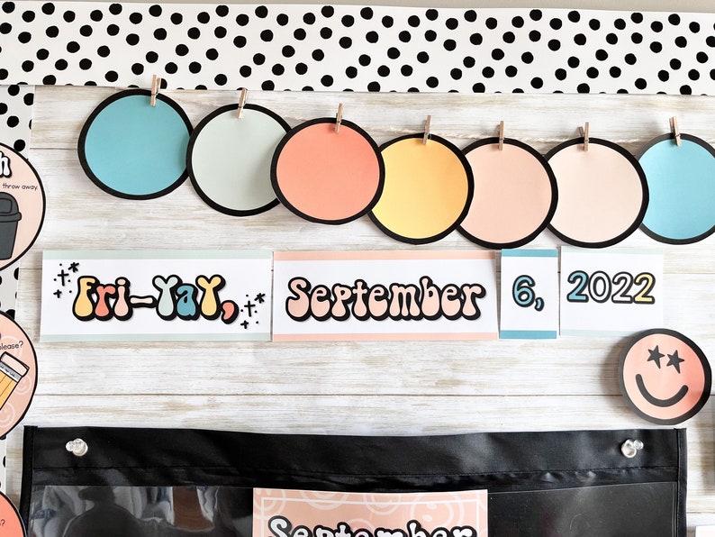 Boho Flip Chart Calendar Set Daily Flip Calendar Cards - Etsy