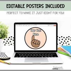 Hand Signal Posters | Boho Classroom Decor | Classroom Printable ...