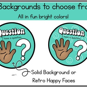 Hand Signal Posters | Retro Classroom Decor | Classroom Printable ...