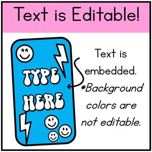 Printable Bathroom Pass | Retro Smiley Face Label for Sanitizer Bottle ...