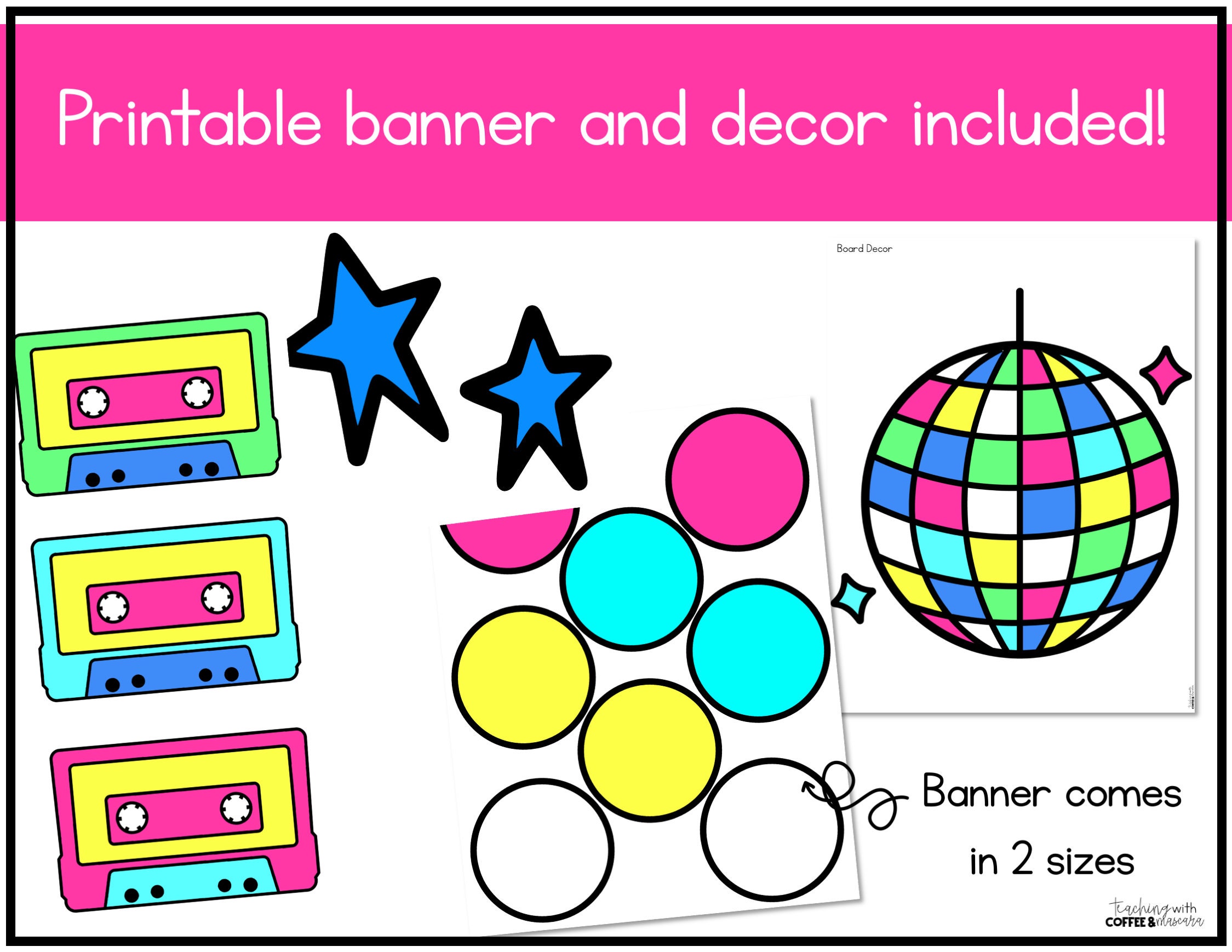 New Year Bulletin Board | Groovy Classroom Decor | Winter Bulletin ...