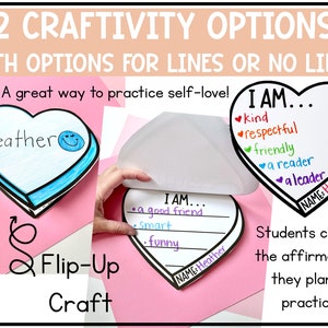 February Bulletin Board Ideas | Boho Conversation Heart Self Love ...