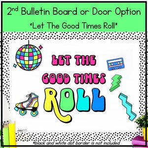 New Year Bulletin Board | Groovy Classroom Decor | Winter Bulletin ...