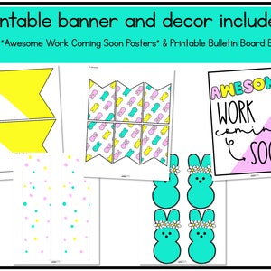 Spring Peeps Bulletin Board and Craftivity - Etsy