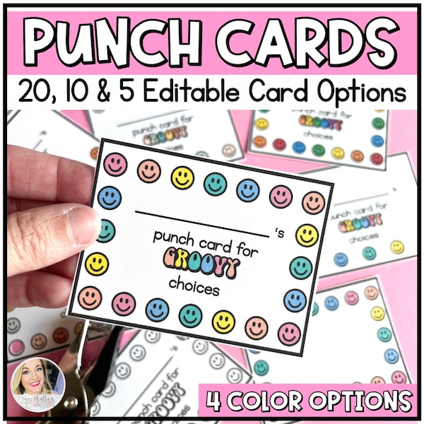 Punch Cards - Etsy