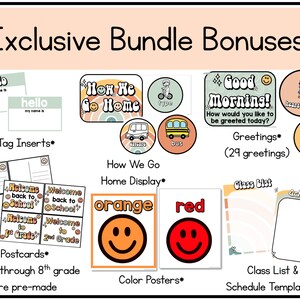 Retro Boho Classroom Decor Bundle - Etsy