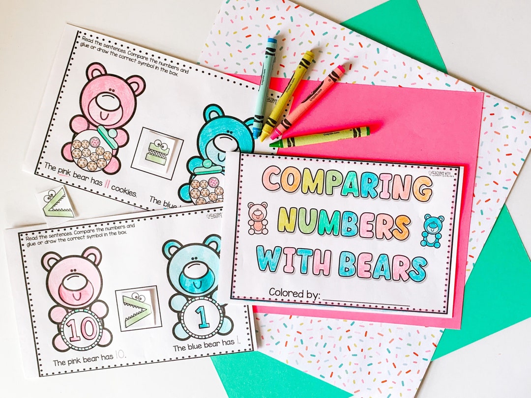 Comparing Numbers for Kindergarten and First Grade Beginning Reader ...