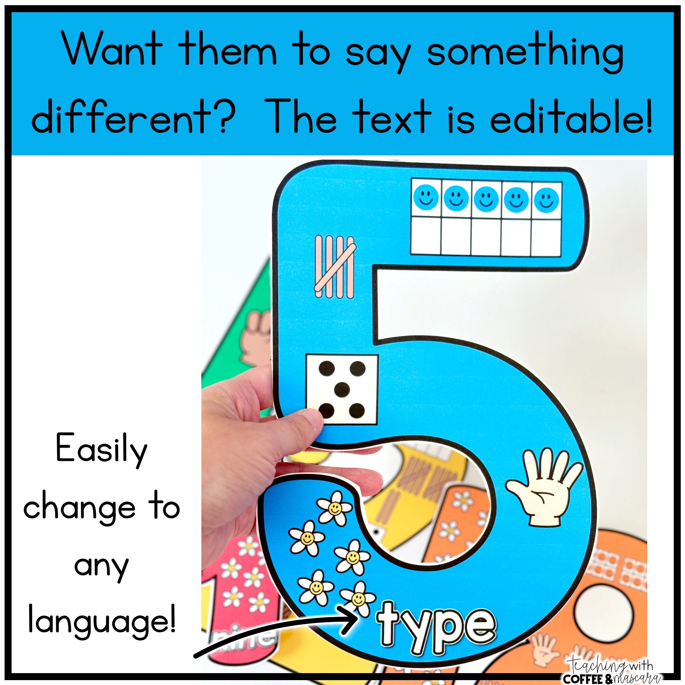 Rainbow Number Posters 0-20 | Classroom Decor (digital Download) - Etsy
