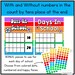 Retro Days in School Set | Days in School Ten Frames | Math Wall ...