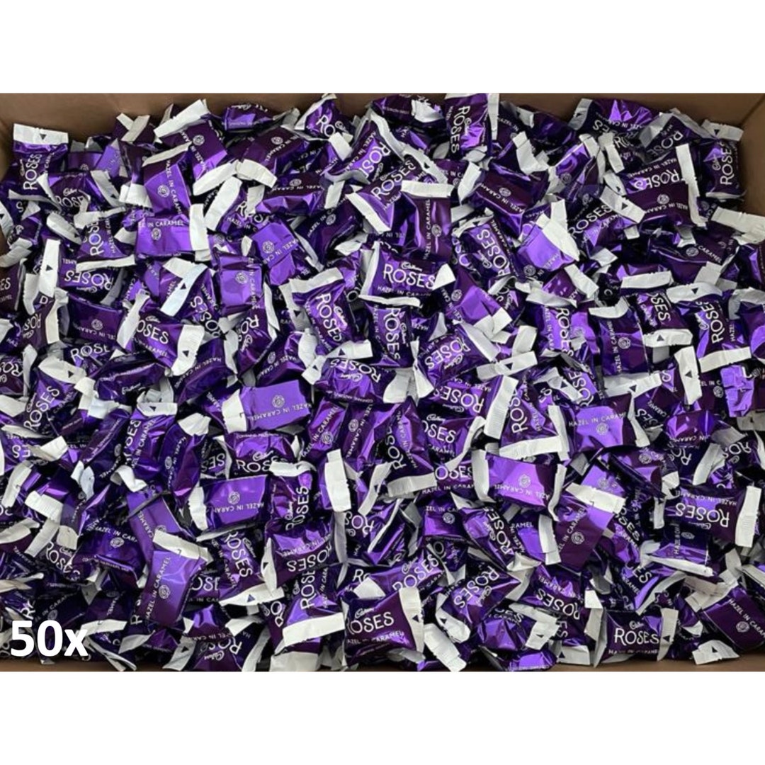 Cadbury Roses Hazel in Caramel Flavour X50 Chocolate Dated 08/2025 ...