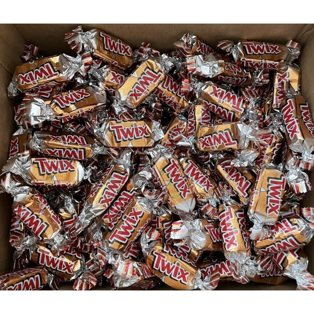 Celebrations Chocolate Twix Biscuit Flavour X100 Mini Bites - Etsy