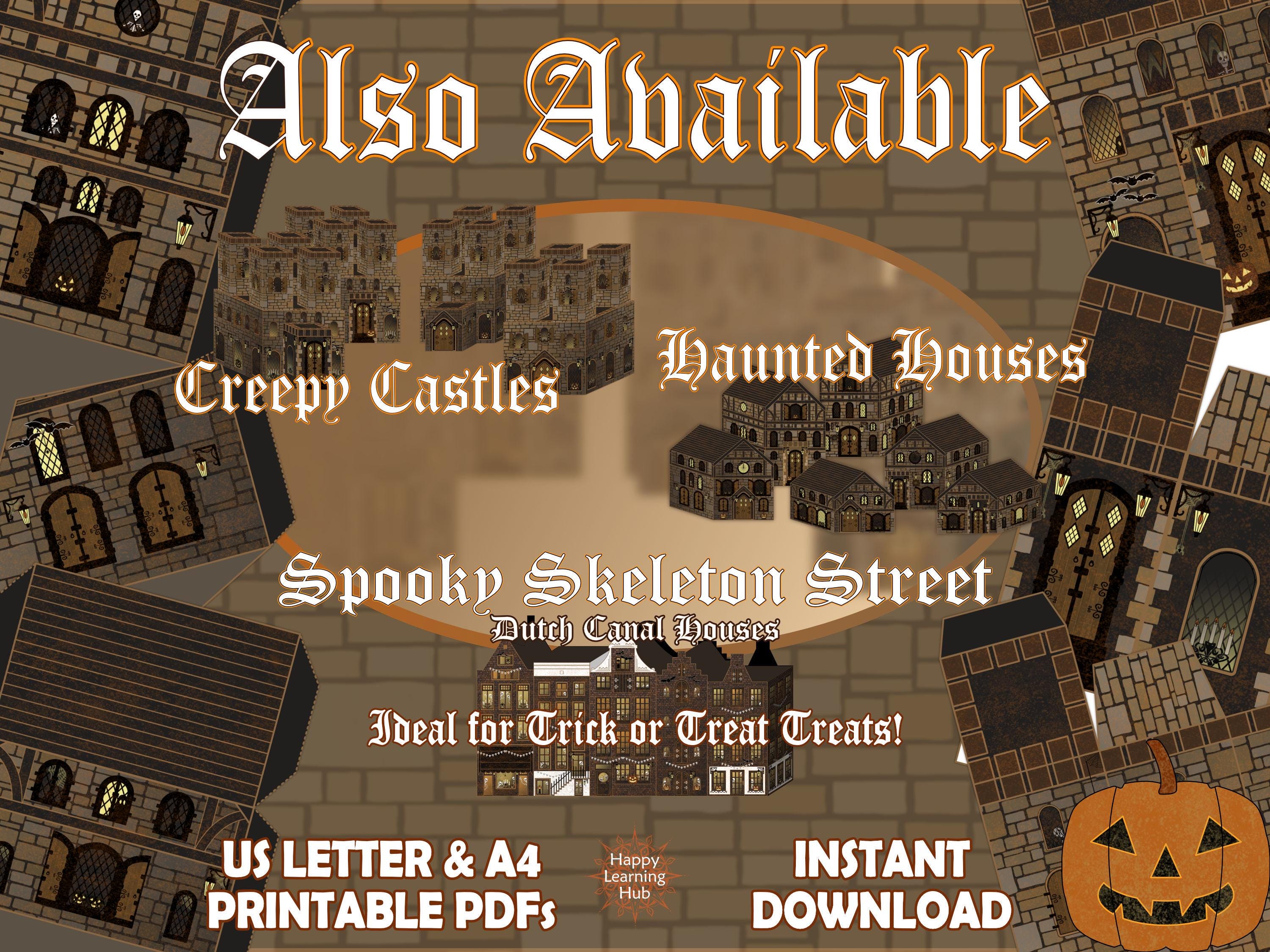 Halloween Activity Kit, Haunted House Printable, Junk Journal, Trick or ...