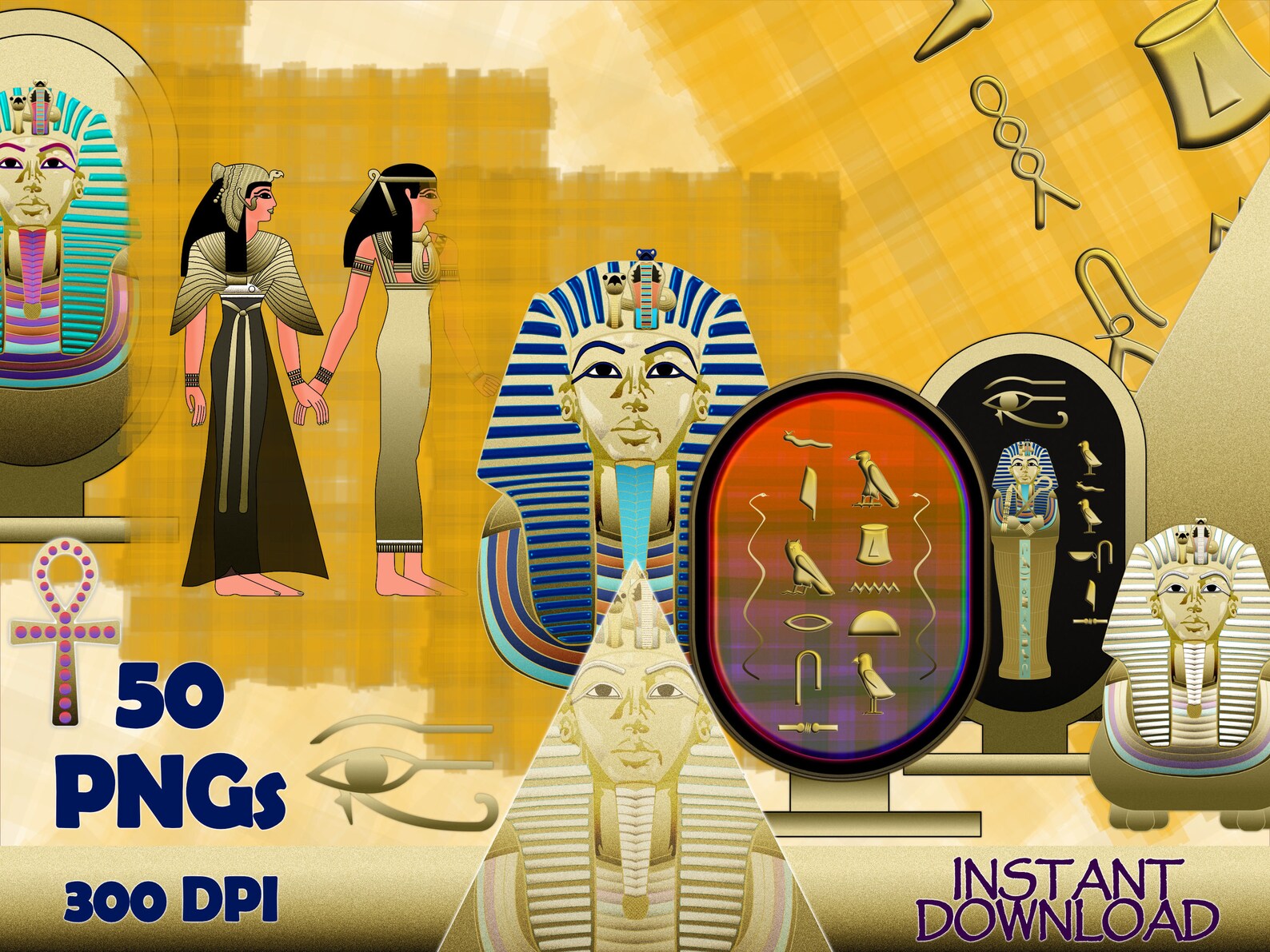 Ancient Egypt Clipart Images, Egyptian Clipart, Tutankhamun ...