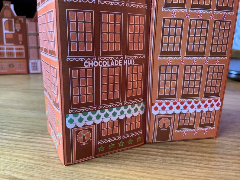 Printable Canal Houses of Amsterdam, Printable Dutch Gingerbread ...