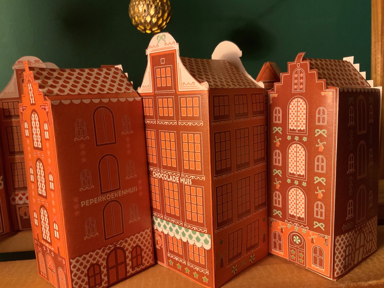 Printable Canal Houses of Amsterdam, Printable Dutch Gingerbread ...