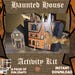 Halloween Activity Kit, Haunted House Printable, Junk Journal, Trick or ...