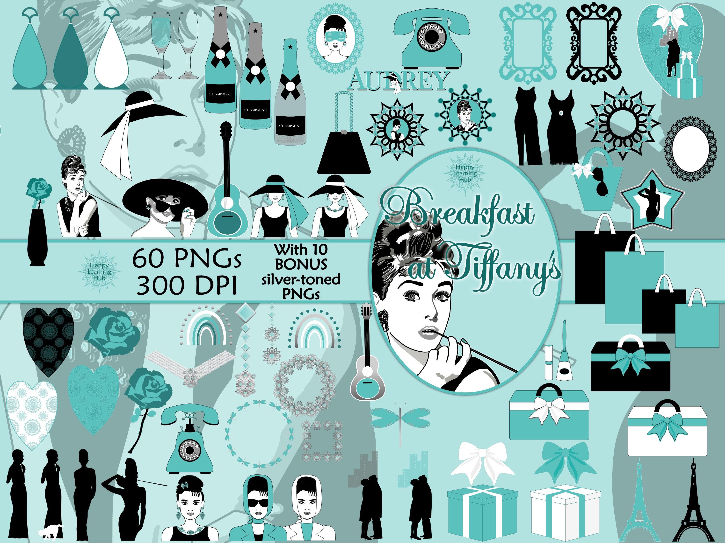 Breakfast at Tiffany's Clipart Images, Audrey Hepburn Clipart, Pngs ...