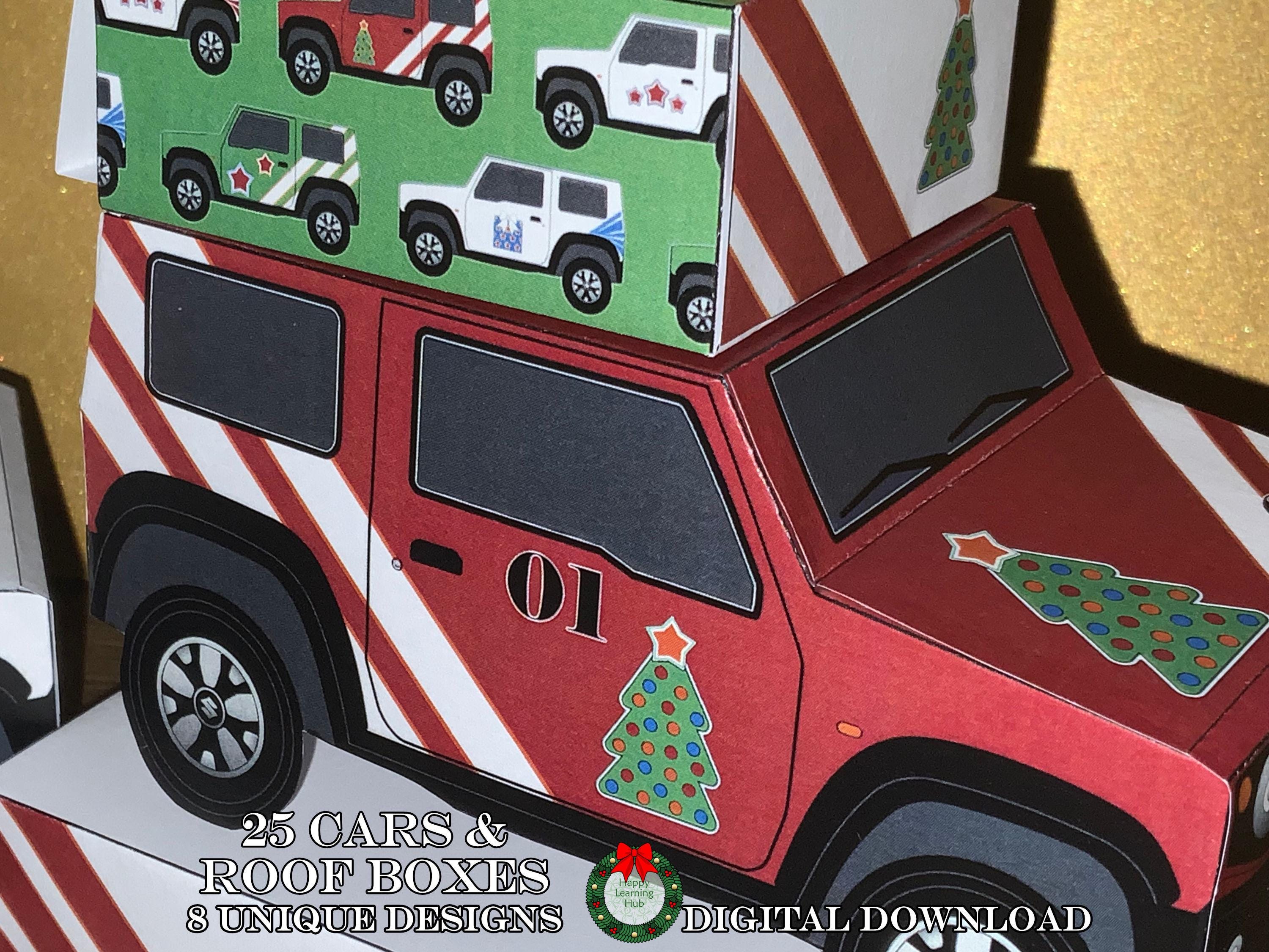 Printable Car Advent Calendar: DIY Christmas Countdown (PDF) - Etsy