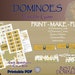 Ancient Egyptian Dominoes Game, Printable Game, DIY Children's Game ...