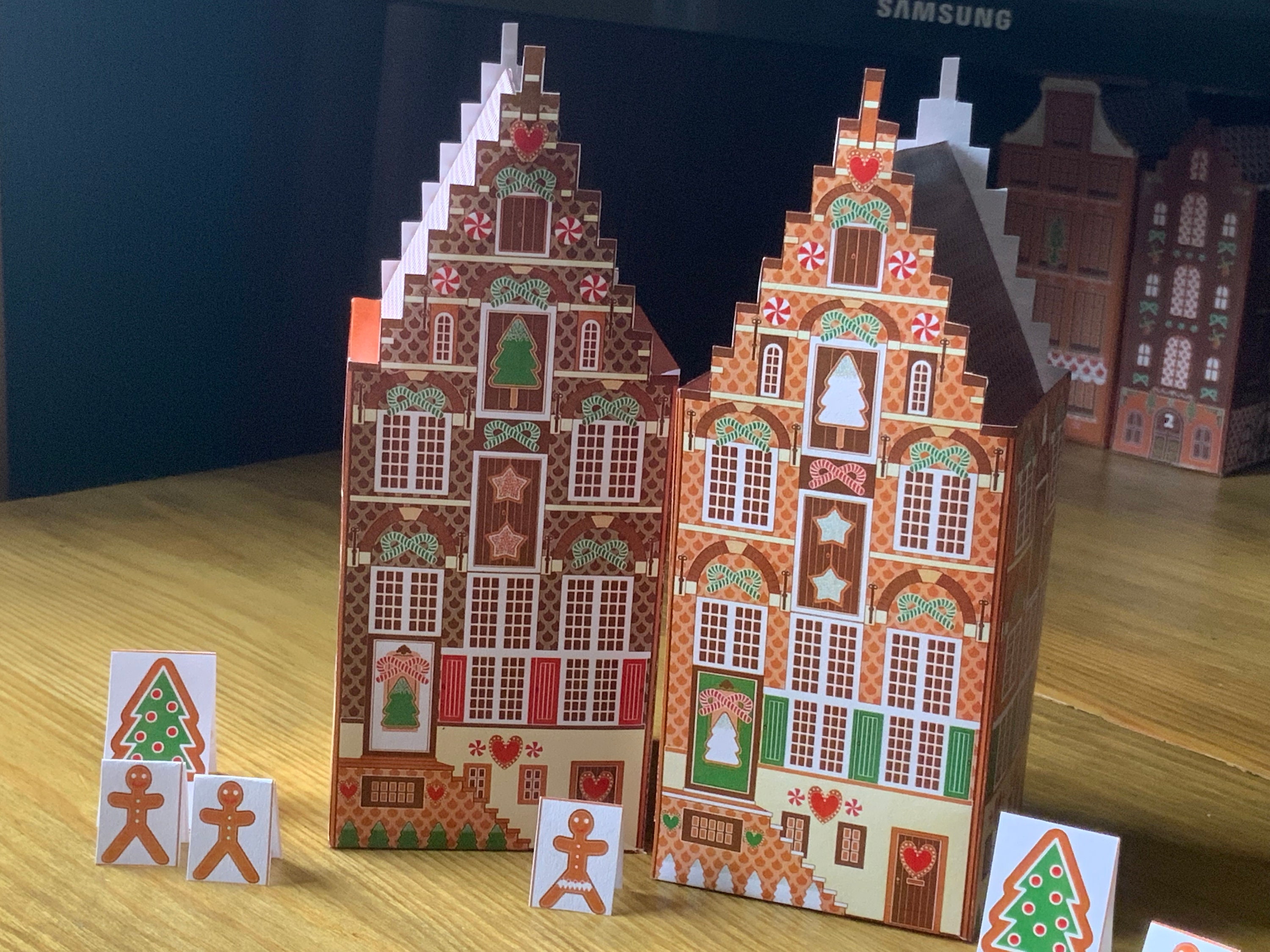 Printable Christmas Gingerbread Houses, Dutch Gingerbread House ...
