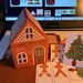Printable Gingerbread House Advent Calendar, DIY Christmas Village, 3D ...