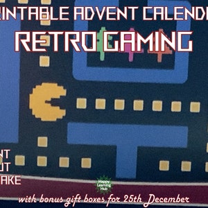 Printable Advent Calendar Boxes, Novelty Advent Calendar, DIY Christmas ...